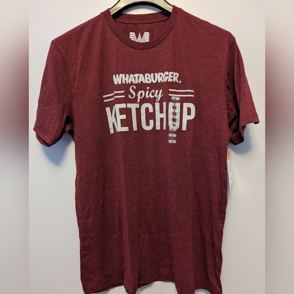 whataburger | Shirts | Authentic Large Whataburger Spicy Ketchup Shirt ...
